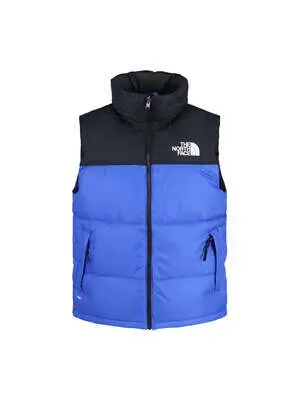 The North Face THE NORTH FACE Recycled Nylon Zip-Up Vest Blue