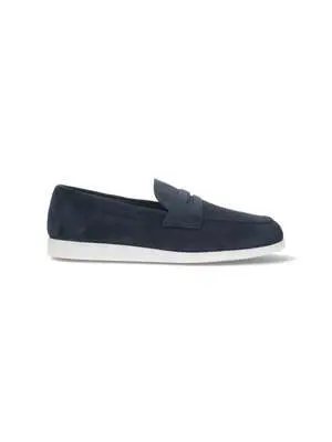 CHURCH`S Church's Calf Leather Flat Loafers - Blue