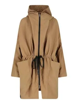 KIMONO RAIN Kimono-style Rain Jacket For - Brown