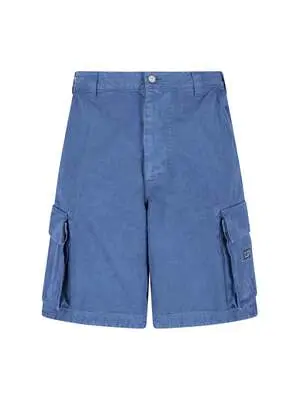 ERL 100% Cotton Trousers - Blue