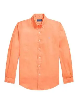Ralph Lauren Linen Button-up Shirt For - Orange