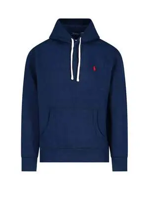 Polo Ralph Lauren Logo Pullover Hoodie - Blue