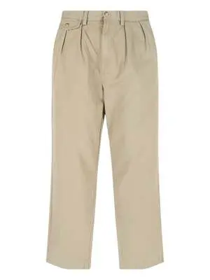 Polo Ralph Lauren 100% Cotton Pleated Trousers - Beige
