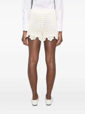 Chloé Cotton Knit Shorts
