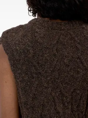 Closed Wool Blend Vest