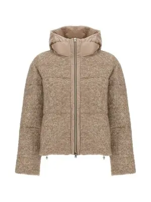 Herno Bouclé Short Down Jacket