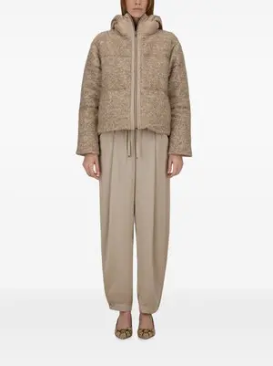 Herno Bouclé Short Down Jacket