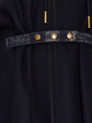 Moncler Wool Hooded Cape