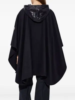 Moncler Wool Hooded Cape