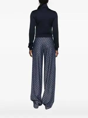 Gucci Web Detail Cotton Blend Sweatshirt