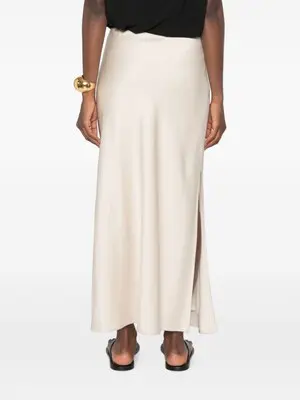 Brunello Cucinelli Fluid Long Skirt