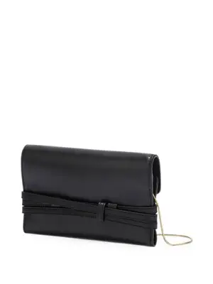 Moschino Tie Me Leather Wallet