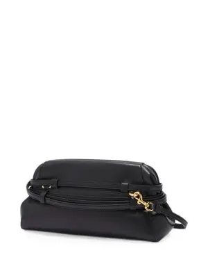 Moschino Tie Me Leather Clutch
