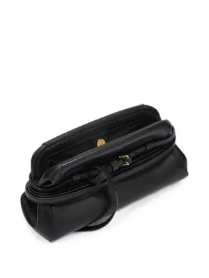 Moschino Tie Me Leather Clutch