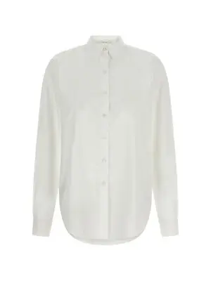 THE ROW Fiora Cotton Shirt - White