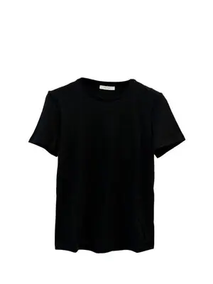 THE ROW Wesler Cotton T-shirt - Black