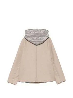 FAY Wool Hooded Cape