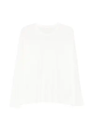 THE ROW Floris Cotton Sweater - White