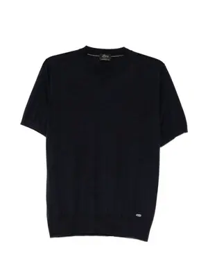 Brioni Cashmere And Silk Blend T-shirt