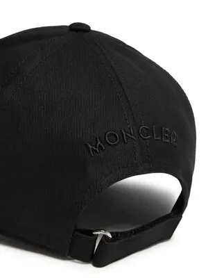 Moncler Logo Cotton Baseball Cap