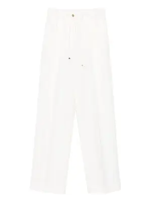 Moncler Wool Trousers - White