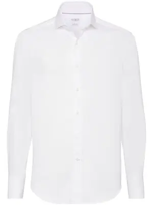Brunello Cucinelli Cotton Shirt - White