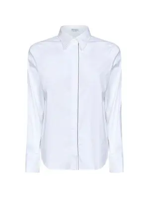 Brunello Cucinelli Cotton Shirt - White