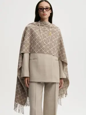BY MALENE BIRGER Ortega Cashmere-blend Scarf - Fosil