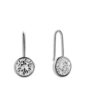 Baublebar Fallon Bezel Drop Earrings - Silver