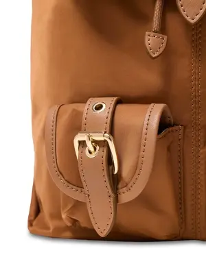 Maje Miss M Nylon & Leather Backpack
