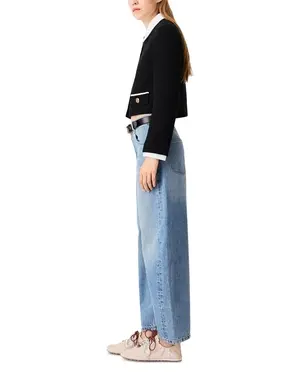 Maje Vilynette Short Tweed Jacket