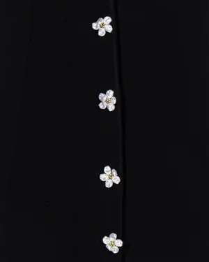 Maje Floral Jewel Midi Dress
