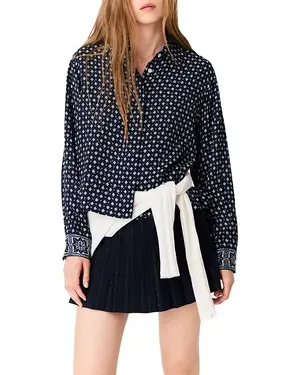 Maje Citeston Embellished Shirt