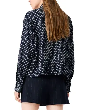 Maje Citeston Embellished Shirt