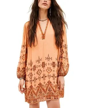 Ba&sh Zola Long Sleeve Tunic Dress