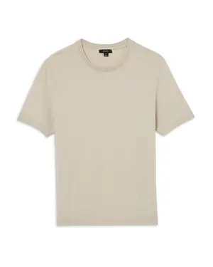 REISS Fine Rib Crewneck T-shirt