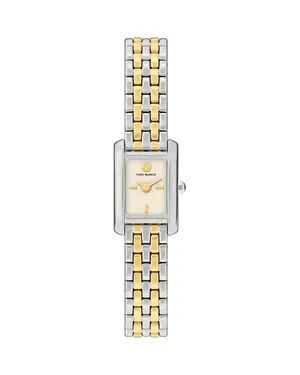 Tory Burch Mini Eleanor Watch, 17mm X 25mm - Cream/multi