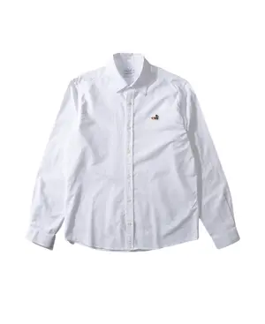 EDMMOND STUDIOS Duck Logo Oxford Shirt - Plain White