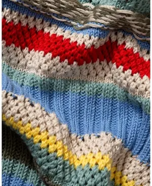 EDMMOND STUDIOS Color Striped Knitted Vest