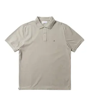 EDMMOND STUDIOS Duck Logo Pique Polo Shirt - Plain Taupe