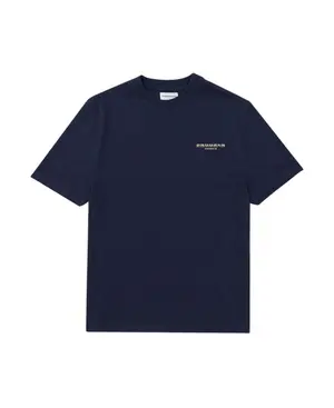 EDMMOND STUDIOS Melomaniac Printed T-shirt - Plain Navy