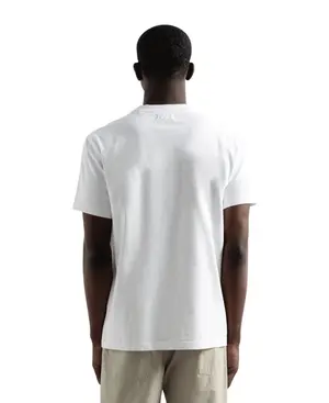 EDMMOND STUDIOS Avant Garde Printed T-shirt - Plain White