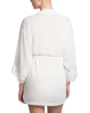 IN BLOOM BY JONQUIL Chiffon Wrap Robe - Ivory