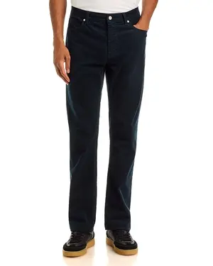 FRAME Modern Straight Corduroy 32.5 Pants In Dark Navy Dark Navy