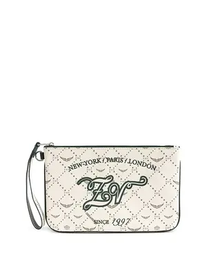 Zadig&Voltaire Z Pouch Monogram Canvas Pouchette