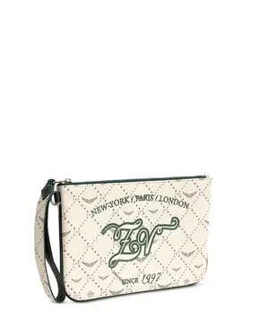 Zadig&Voltaire Z Pouch Monogram Canvas Pouchette
