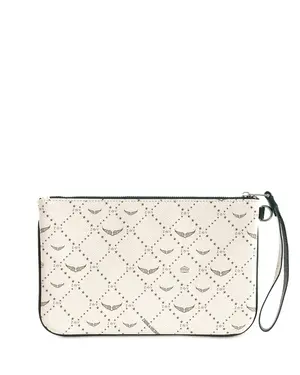 Zadig&Voltaire Z Pouch Monogram Canvas Pouchette