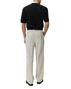 LES DEUX Squared Knitted Short Sleeve Shirt