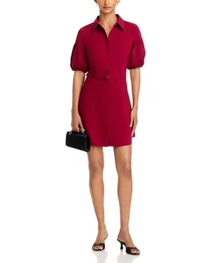 Cinq À Sept Norel Button Front Mini Dress