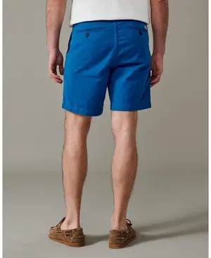AUBIN Stamford Chino Short - Washed Cobalt